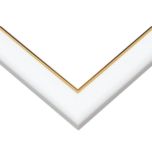 在庫状況：お取り寄せ/※画像はイメージです。実際の商品とは異なる場合がございます。※お手持ちのジグソーパズルのサイズをよくご確認の上ご購入下さい。ゴールドモール木製パネル シロ(サイズ：38cm×26cm)です。