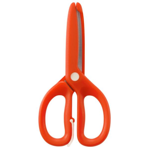 在庫状況：お取り寄せ/2024年03月 発売/◆はさみデビューに最適な、2歳から安全に使えるはさみ◆ベルヌーイカーブ刃◆樹脂ガード付き/[SC120M34591]