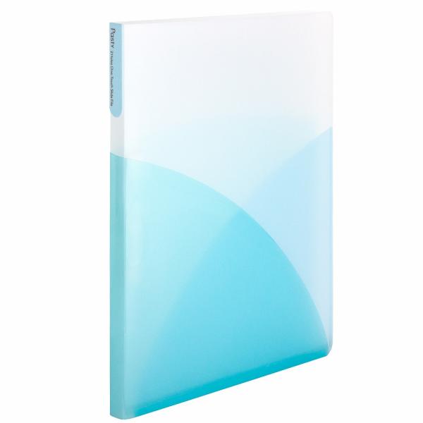 在庫状況：お取り寄せ//2019年08月 発売/◆好きな色で毎日を楽しい気分に!Pastel color(パステルカラー)のワンタッチスライドファイル、Pasty(パスティ)A42穴ファイル。◆穴を開ける前のプリント保管に便利な内ポケット付...