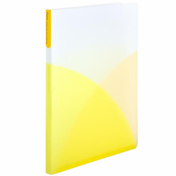 在庫状況：お取り寄せ/2019年08月 発売/◆好きな色で毎日を楽しい気分に!Pastel color(パステルカラー)のワンタッチスライドファイル、Pasty(パスティ)A42穴ファイル。◆穴を開ける前のプリント保管に便利な内ポケット付き...