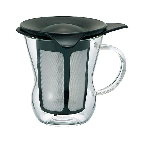 在庫状況：お取り寄せ/●一人分のお茶が手軽に入れられます●フタは逆さにすると、抽出後の茶こしを置くトレーになります◆容量：0.2L◆本体サイズ(約)：幅13.9×奥行10.3×高さ10.4cm◆口径：約8.7cm/[OTM1B]