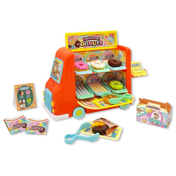 在庫状況：お取り寄せ/※画像はイメージです。実際の商品とは異なる場合がございます。※同一と思われるお客様より大量のご注文をいただいた場合、ご注文をお取り消しとさせていただく場合がございます。たのしいドーナツ屋さんごっこが楽しめる玩具が登場