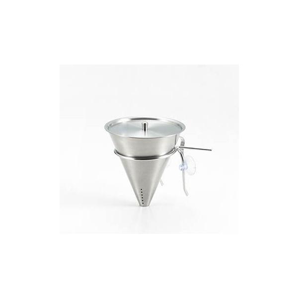 在庫状況：お取り寄せ/◆溜まったゴミをそのまま捨てるコーナーポット◆底の部分が下に付かないため、水切り効果が向上。◆フタ付きなため、生ごみの臭いもカット。/[YH9616ヨシカワ]