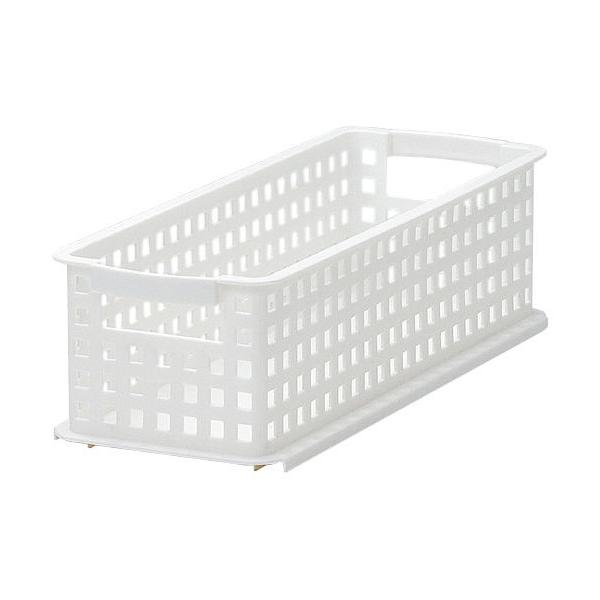 在庫状況：お取り寄せ/7日〜10日で出荷/◆無駄な空間を作らないブロック式構造。◆必要な機能を必要なだけ思い通りに組み合わせられる収納。◆小さめのアイテムに使いやすいスリムタイプのバスケット。/[MOS22ホワイト]