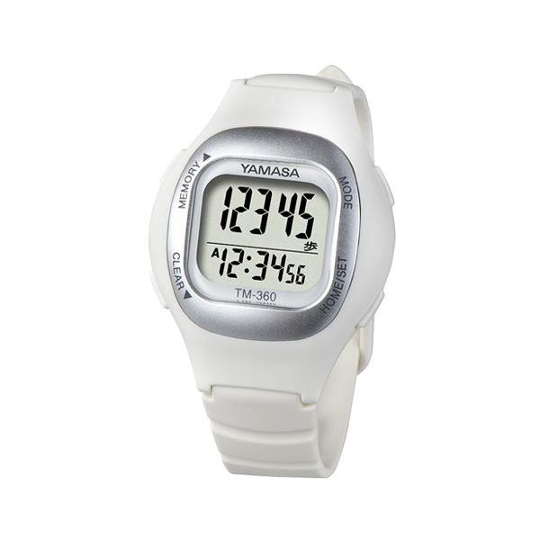 在庫状況：お取り寄せ/お届け：約2週間/2020年12月 発売/◆3D加速度センサー搭載で、左右どちらの手首につけても計測可◆腕時計タイプ万歩計だから、使いやすい! 見やすい◆歩行判定機能が歩行以外の振動計測を抑制/[TM360WH]