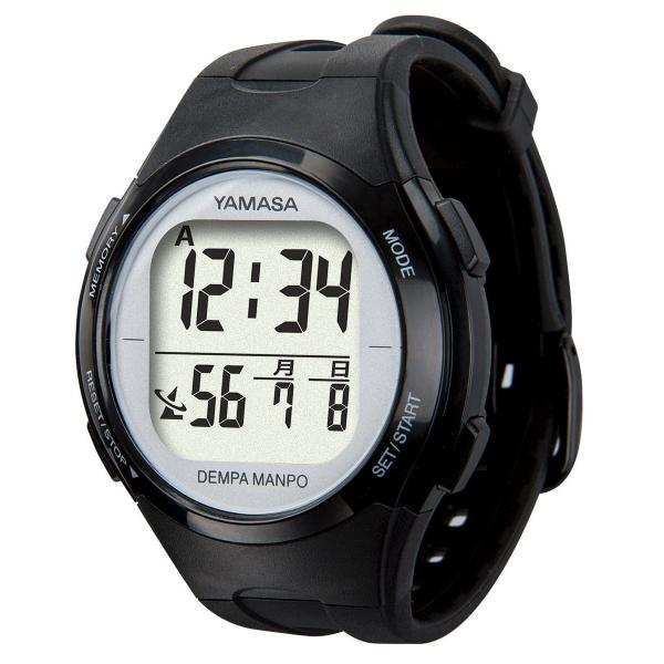 在庫状況：在庫僅少/2021年09月 発売/◆電波時計内蔵の腕時計タイプ万歩計◆3D加速度センサー搭載で、左右どちらの手首につけても計測可能・適応手首周り：約14.5〜20cm・サイズ：約4.3×4.9×1.37cm(質量約39g)/[TM...