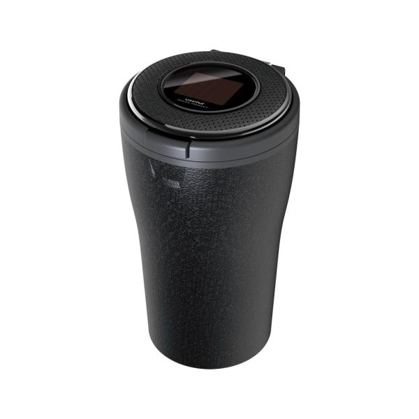 在庫状況：お取り寄せ/3日〜5日で出荷/2026年02月 発売/◆最高クラスの性能を持ったパンチングレザー調＆ラバーボディの灰皿です。◆タンブラー形状だから開口部が広く灰が捨てやすいです。◆ワンプッシュオープンタイプです。/[ZE112ヤク]