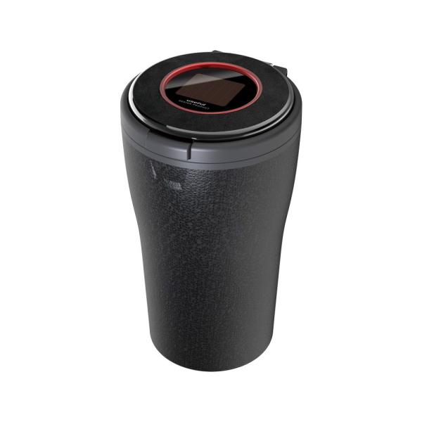 在庫状況：お取り寄せ/3日〜5日で出荷/2026年02月 発売/◆最高クラスの性能を持ったスエードレザー調＆ラバーボディの灰皿です。◆タンブラー形状だから開口部が広く灰が捨てやすいです。◆ワンプッシュオープンタイプです。/[ZE113ヤク]