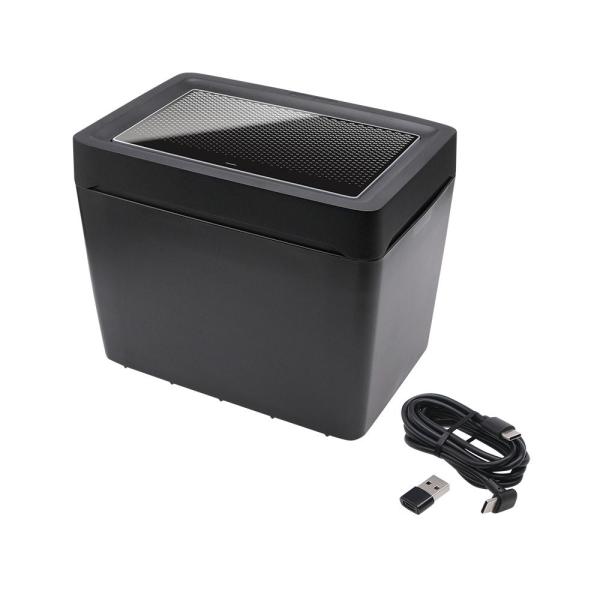 在庫状況：お取り寄せ/3日〜5日で出荷/2026年02月 発売/◆9色のアンビエントライトがインテリアを彩るゴミ箱です。◆光の色を9色・グラデーションモード(9色がゆっくりと順番に切り替わる)から選択することができます。◆明るさを4段階で調...