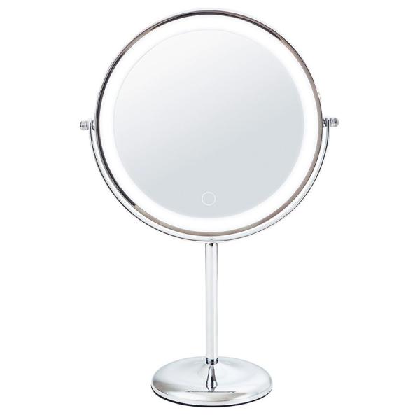 在庫状況：お取り寄せ/お届け：1〜2週間/2023年09月 発売/◆3色LEDライトで映りをクリアに◆鏡の角度調整は自由自在◆USB充電式/[KBE3290S]