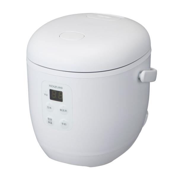 在庫状況：在庫僅少/◆1合約20分で炊ける◆白米・無洗米コース搭載◆持ち運びに便利な取っ手付き/[KSC1514W]