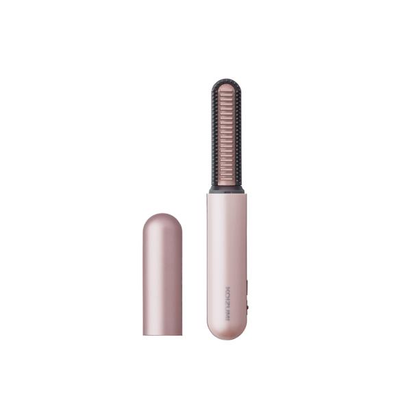 在庫状況：お取り寄せ/お届け：2月上旬以降/2025年11月 発売/◆前髪セット、あほ毛なおし、ツヤ出しに、気になったら即ケア!◆ブラシ型のセラミックコーティングプレート◆海外使用OK!2段階温度調整(約140℃/180℃)/[KHR6430P]