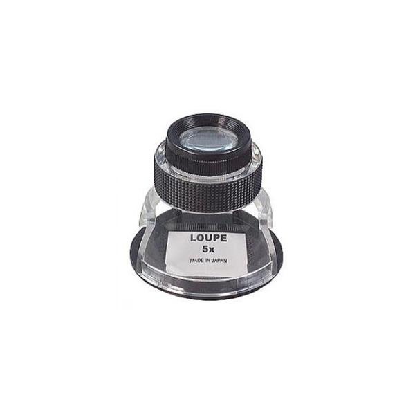 在庫状況：在庫僅少/◆見たいものの上に置いて見るデスクルーペです。◆レンズに眼を近づけて見るタイプです。◆1mmのスケールが付いていますが、外してご覧になることも出来ます。/[RCS5]