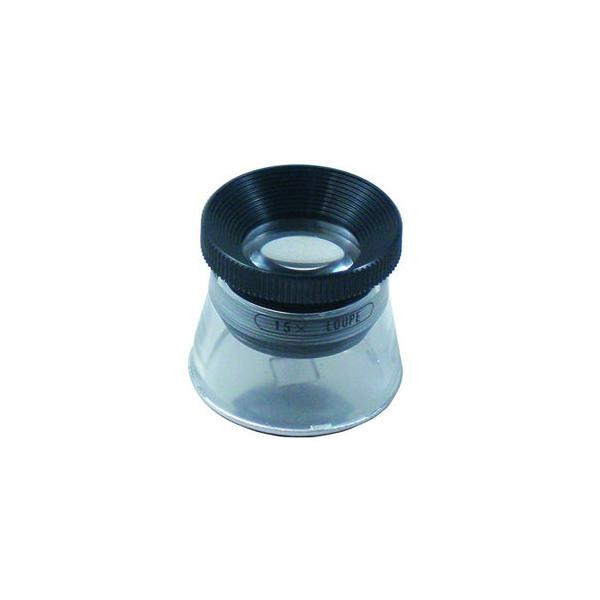 在庫状況：お取り寄せ/◆目盛り付の精密ルーペです。◆スケールプレートを外せば通常のルーペとしても使えます。/[RCS15]