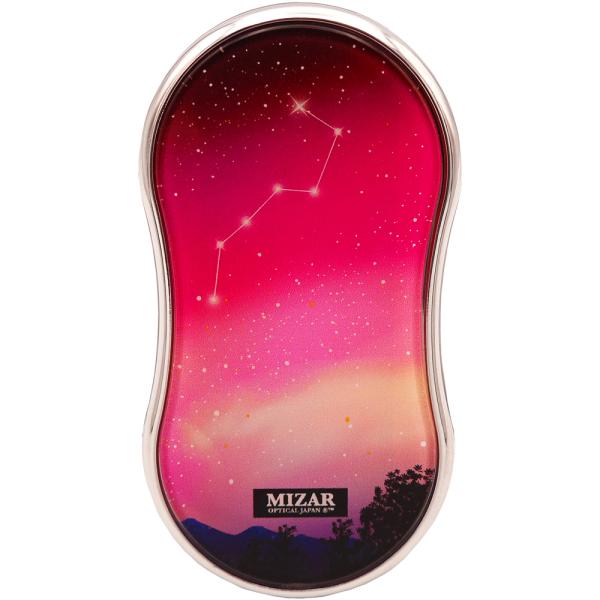 在庫状況：お取り寄せ/2025年10月 発売/◆レンズを引き出すと自動的に明るいLEDが点灯する携帯ルーペです◆夜空に北斗七星が輝いております◆倍率：3.5倍/[RE35Pピンク]