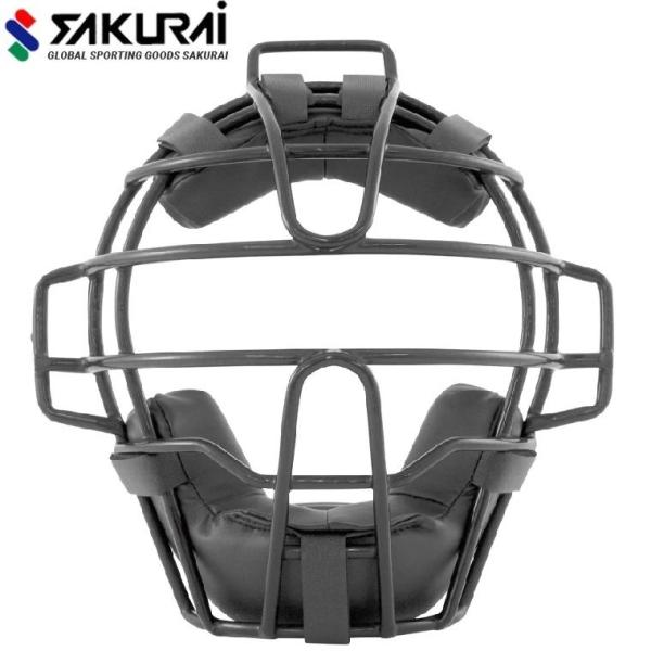 在庫状況：お取り寄せ/◆軟鉄中空鋼製で軽くて丈夫な、軟式野球用キャッチャーマスク。◆軽量なのであらゆる場面で素早い反応ができる。/[PM200BKサクライ]