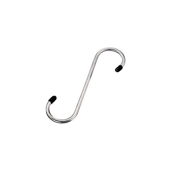 在庫状況：お取り寄せ/お届け：約2週間/◆シンプルな形なので、どこでも手軽に利用できます。◆従来のSカンよりも長いので用途が広がります。◆先端にゴムが付いているので物を掛ける時に対象物を傷つけにくいです。/[B364ミズモト]