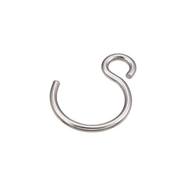 在庫状況：お取り寄せ/お届け：約2週間/◆片側が懐の深いSカンです。◆消火栓のフタ部分にチェーンを繋ぐために。/[B1455ミズモト]