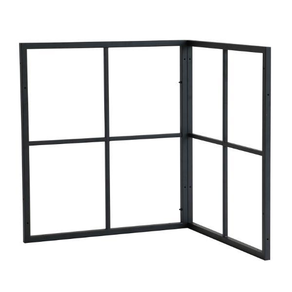 在庫状況：お取り寄せ/7日〜10日で出荷/◆閉塞感を出さずに、空間を仕切ることのできるフレームパーテーションです。/[118346501]