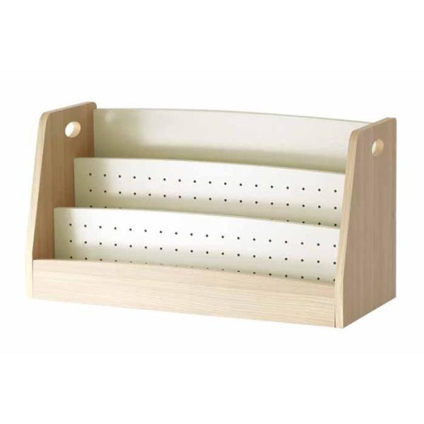 在庫状況：お取り寄せ/7日〜10日で出荷/◆小さな子どもでも取り出しやすい絵本ラック。/[118357903]