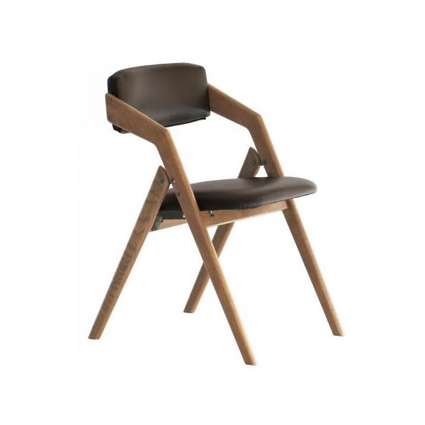 在庫状況：お取り寄せ/7日〜10日で出荷/◆折りたたみ機能付きダイニングチェア。/[118364604]