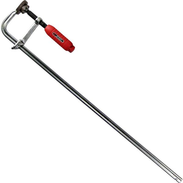 在庫状況：お取り寄せ/お届け：約1週間/◆接着作業、溶接作業、機械加工、木工加工での材料固定に。◆バーは鍛造製ですので強力で、反りや曲がりに強く丈夫です。◆グリップエンドに17mm角の突起を設けていますので、スパナ等で強力な増し締めが可能で...