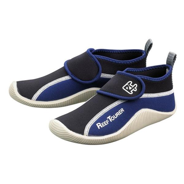 在庫状況：お取り寄せ/3日〜8日で出荷/◆お子様一人でも履きやすい、着脱に優れた子供用マリンシューズです。◆岩場、サンゴ、砂浜のガラス片や海の危険生物から足を保護。◆お子様の磯遊びやシュノーケリングに最適！/[TBTRBW3022BL18]