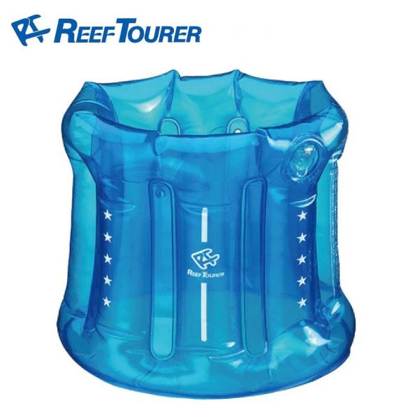 在庫状況：お取り寄せ/◆使用時に空気を入れるだけでのぞきメガネに早変わり。◆顔を水につけるのが苦手なお子様でも、気軽に楽しく水中を観察できます。◆軽量コンパクトで携帯にも便利です。/[TBTRA0502BL]