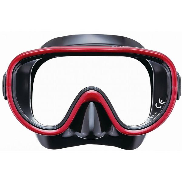 在庫状況：お取り寄せ/3日〜8日で出荷/※画像はイメージです。◆素材や設計はダイビング機材で培ったTUSAの技術を取り入れた、スタイリッシュな1眼マスクとシュノーケルのセット。/[TBTRC9106BKMDR]