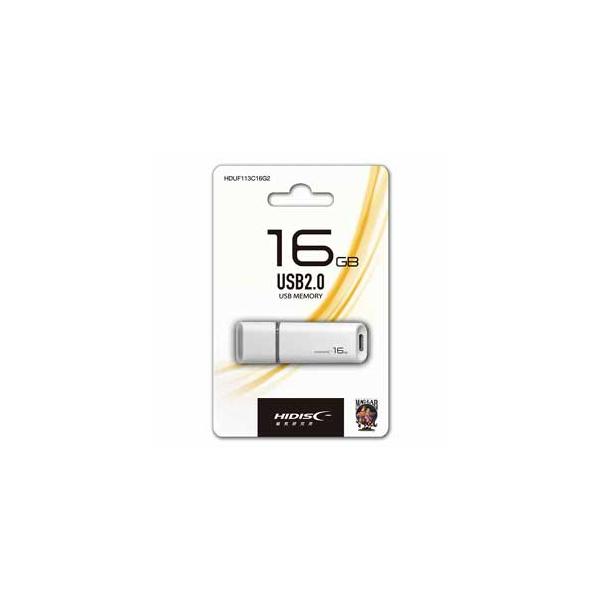 在庫状況：お取り寄せ/◆記録容量：16GB◆USBタイプ：キャップ式◆インターフェース：USB2.0/[HDUF113C16G2]