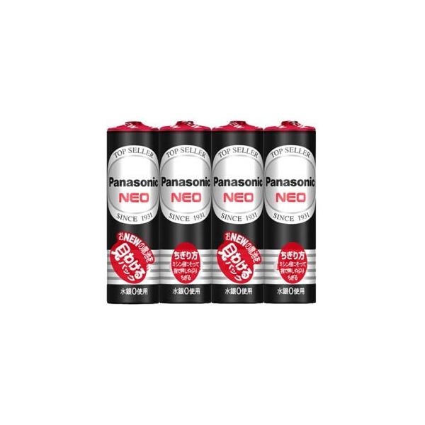 在庫状況：お取り寄せ/◆長持ちハイパワー!取り出しやすい包装。◆新旧がわかる(おNEWの電池を見分けるパック)◆マンガン乾電池ネオ黒単3形 4本パック/[R6PNB4VSE]