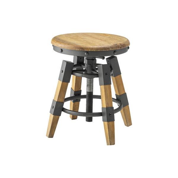 在庫状況：お取り寄せ/4日〜6日で出荷/※画像はイメージです。◆可動域の好きな高さで座面を固定できるカペルスツール。◆座面を回転し高さ調節を行うので、微妙な高さ調節も可能です。・組立：完成品/[TTF817アズマヤ]