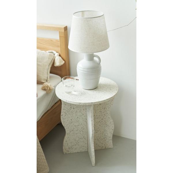 在庫状況：お取り寄せ/4日〜6日で出荷/2023年12月 発売/◆テラゾー柄と呼ばれる石の様な模様を施したトレンド感のあるシリーズ。◆オブジェの様な存在感で、個性ある空間を演出できます。◆凹凸のある、テラゾー柄を施した表面。/[MAR10WH]