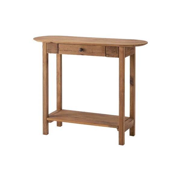 在庫状況：お取り寄せ/4日〜6日で出荷/※画像はイメージです。※天然木の特性により個体差があります。※材料に古材を使用しておりますので木部の虫食い穴や傷、亀裂などは本製品の特性としてご理解ください。◆パイン古材を使用した、重厚感のあるコンソ...