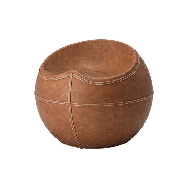 在庫状況：お取り寄せ/4日〜6日で出荷/※画像はイメージです。◆ソフトレザーのクールな質感と施されたステッチが絶妙な調和を魅せ、独創的なフォルムが空間を彩り置くだけで主役になります。・組立：完成品/[PC365BRアズマヤ]