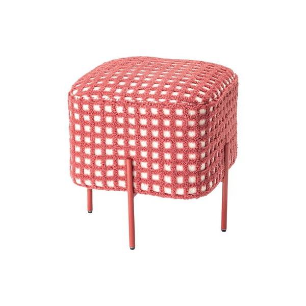 在庫状況：お取り寄せ/4日〜6日で出荷/※画像はイメージです。◆表情が楽しい愛着の湧くスツール。◆凹凸のあるボア素材を使用した可愛らしいフォルム。・組立：組立式/[PC508RDアズマヤ]