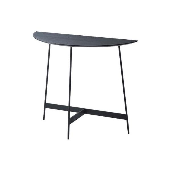 在庫状況：お取り寄せ/4日〜6日で出荷/※画像はイメージです。◆シンプルかつスタイリッシュなデザインのコンソール。◆(美しい木目×アイアンレッグ)異素材の組み合わせが上品な印象。・組立：組立式/[WE893BKアズマヤ]