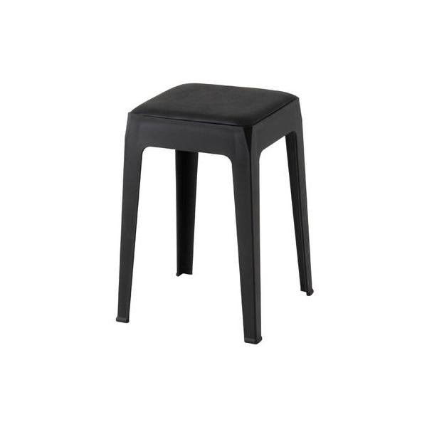 在庫状況：お取り寄せ/4日〜6日で出荷/※画像はイメージです。◆異素材の組み合わせがモダンなスツール。◆優しい色味と上品な合皮が魅力的。・組立：完成品/[PC732BKアズマヤ]