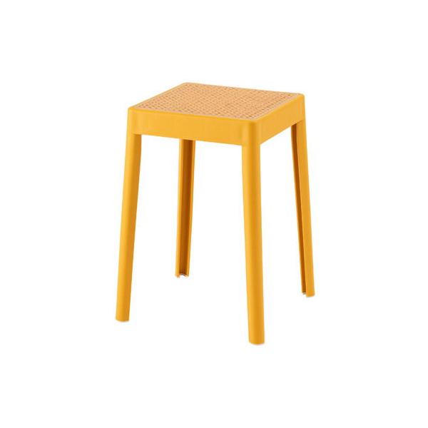 在庫状況：お取り寄せ/4日〜6日で出荷/※画像はイメージです。◆温かみのあるかごめ編み調。◆シンプルなフォルムの中に装飾されたかごめ編み調の座面が目を引き、お部屋のアクセントになります。・組立：完成品/[PC733YEアズマヤ]