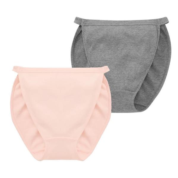 在庫状況：お取り寄せ/5日〜7日で出荷/◆ショールの締め付けから解放!綿100％素材の(ゆるリラ解放感ショーツ・2色セット)が発売。/[BF0144421C2A]