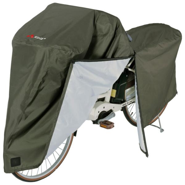 在庫状況：お取り寄せ/◆300デニール生地使用なので丈夫で長持ち。◆生地裏縫い目に止水テープ付きでしっかり防水。◆サイドファスナー付きでバッテリー着脱、カバー装着が楽々。・対応自転車：軽快車 20型〜27型、電動アシスト車 20型〜27型/...