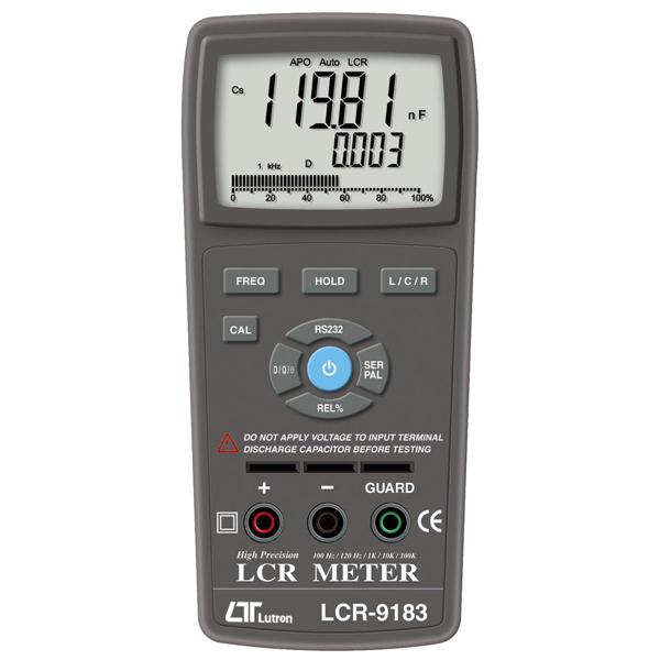 在庫状況：お取り寄せ/7日〜10日で出荷/◆複雑な等価回路の測定に最適◆パラレル/シリアルモード切替可能◆L/C/R各パラメータを自動選択し最適レンジで測定/[LCR9183]