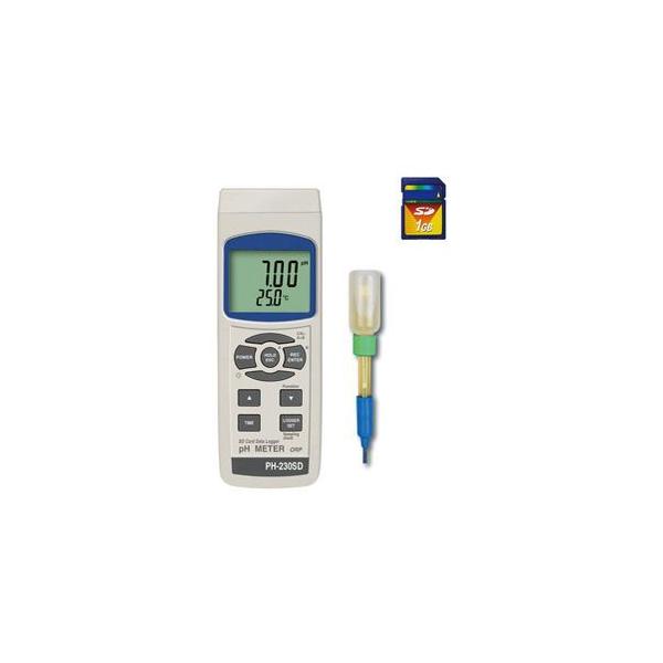 在庫状況：お取り寄せ/7日〜10日で出荷/◆SDスロット搭載したデータロガペーハ/ORP計◆SDカードをパソコンに取り込むだけでExcelでデータ編集が可能◆バックライト付きで暗所での測定に便利/[PH230SD]