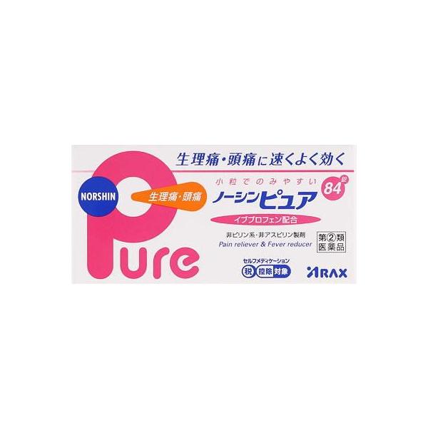 在庫状況：在庫僅少/◆/●生理痛・頭痛・腰痛・歯痛・咽喉痛・関節痛・筋肉痛・神経痛・肩こり痛・抜歯後の疼痛・打撲痛・耳痛・骨折痛・ねんざ痛・外傷痛の鎮痛●悪寒・発熱時の解熱/[ノシンピユア84TN]
