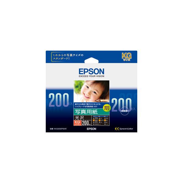在庫状況：在庫僅少/2008年08月 発売/◆カラリオの持つ写真高画質性能を引き出す美しい光沢感のある仕上がりが魅力の写真用紙＜光沢＞◆用紙種類：光沢◆サイズ：KG◆枚数：200枚/[KKG200PSKR]