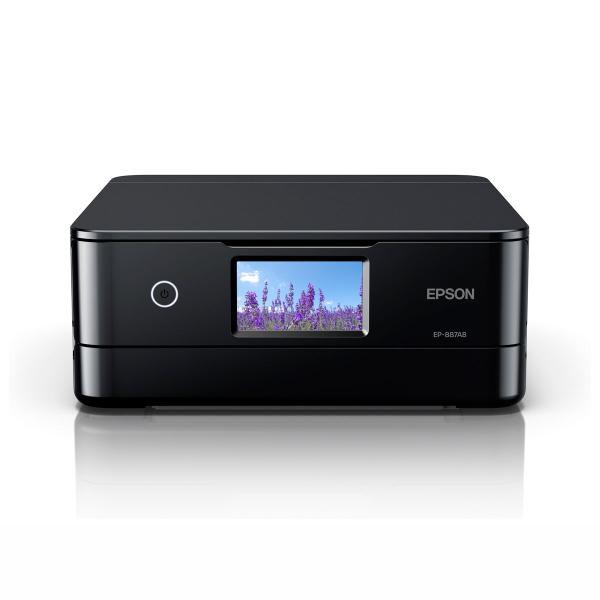 在庫状況：在庫あり/2024年10月 発売/【ご案内】※USBケーブルは付属しておりません◆スタイリッシュ＆コンパクト。写真も文書もキレイ。◆スマホからの印刷もカンタン!◆エプソンなら購入後も安心。/[EP887AB]