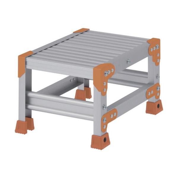 在庫状況：お取り寄せ/取引先在庫あり3日〜5日で出荷/◆豊富なラインナップを揃え現場ニーズに応える作業用踏台です。◆表面処理が高級感のあるオールアルマイト仕上げです。◆工場・倉庫などでの作業用、高所作業用に。/[FGN1325]