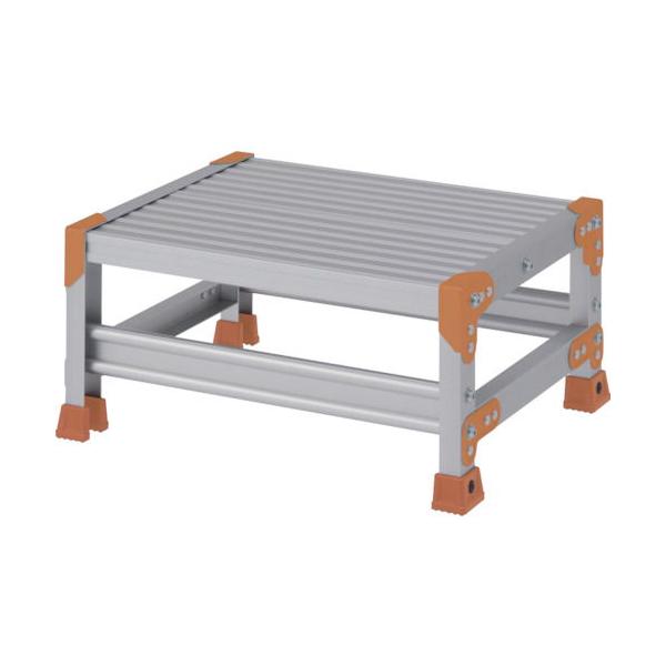 在庫状況：お取り寄せ/取引先在庫あり3日〜5日で出荷/◆豊富なラインナップを揃え現場ニーズに応える作業用踏台です。◆表面処理が高級感のあるオールアルマイト仕上げです。◆工場・倉庫などでの作業用、高所作業用に。/[FGN1525]