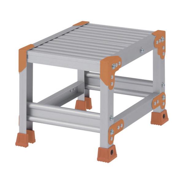 在庫状況：お取り寄せ/取引先在庫あり3日〜5日で出荷/◆豊富なラインナップを揃え現場ニーズに応える作業用踏台です。◆表面処理が高級感のあるオールアルマイト仕上げです。◆工場・倉庫などでの作業用、高所作業用に。/[FGN1330]