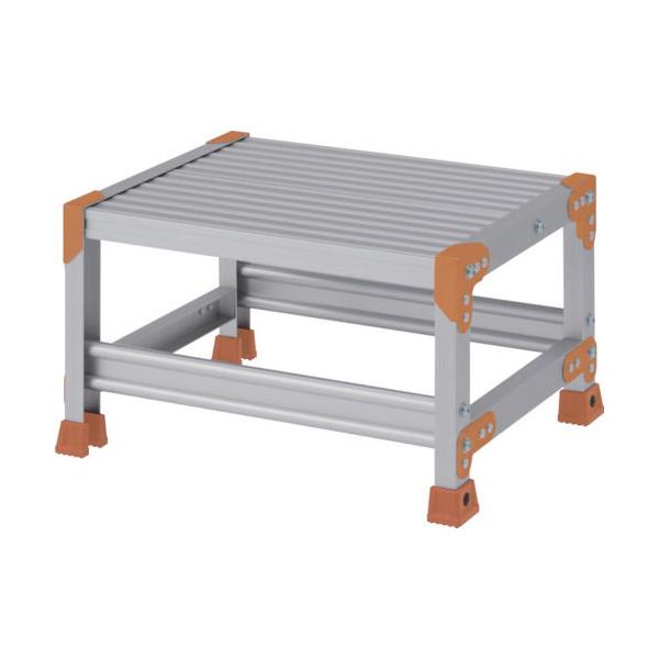 在庫状況：お取り寄せ/取引先在庫あり3日〜5日で出荷/◆豊富なラインナップを揃え現場ニーズに応える作業用踏台です。◆表面処理が高級感のあるオールアルマイト仕上げです。◆工場・倉庫などでの作業用、高所作業用に。/[FGN1530]